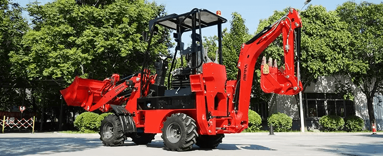 Chinese Mini backhoe Manufacturer-Rippa Mini Backhoe-Small Backhoe Loader