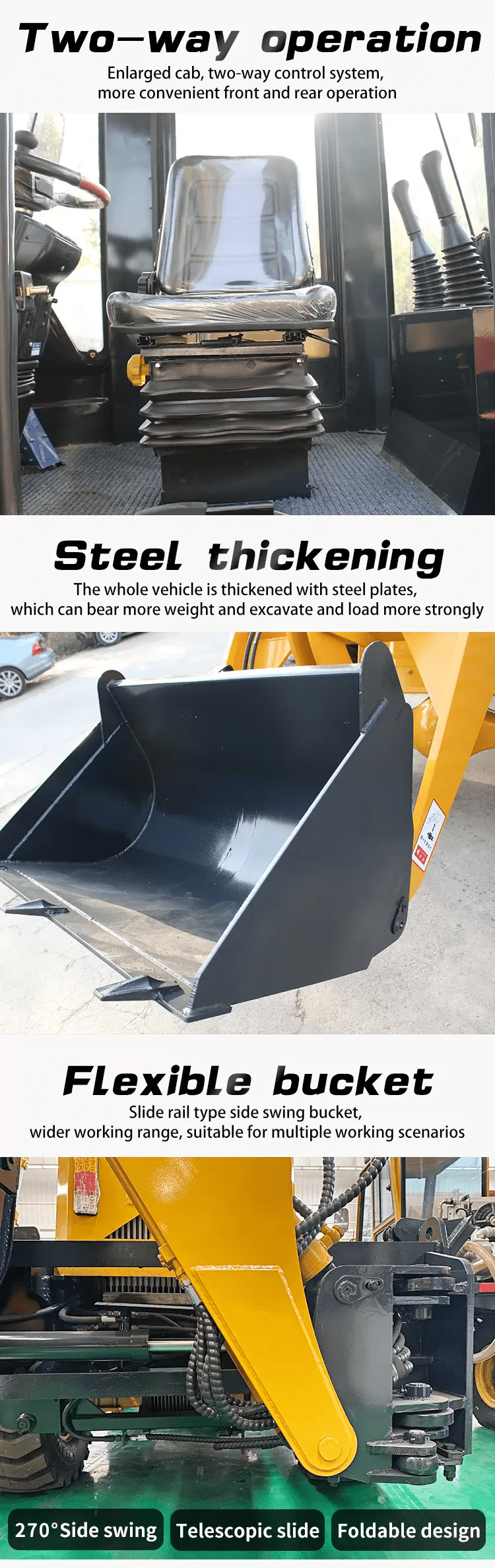 Chinese Mini backhoe Manufacturer-Rippa Mini Backhoe-chinese Backhoe