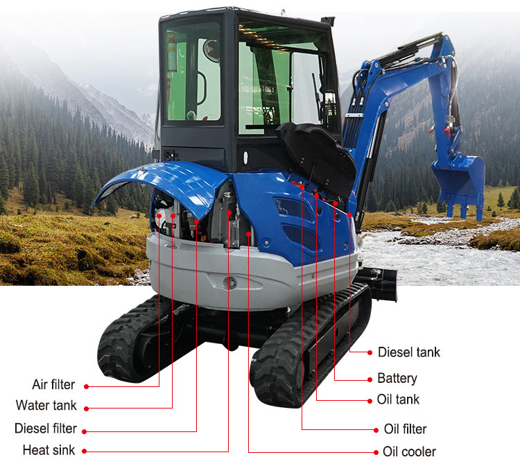 RIPPA R22 Mini Excavator - Mini Excavators For Sale - Rippa® China ...