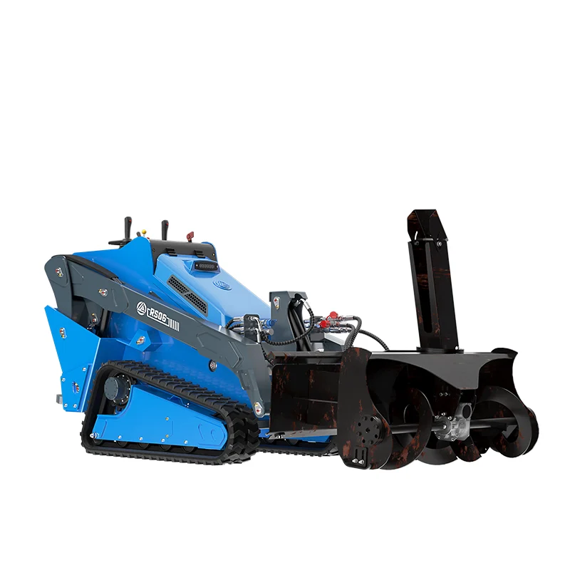 RIPPA RS06 Mini Skid Steer Loader with Snow Blower - Mini Excavators ...