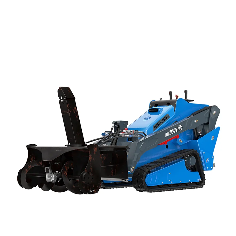 RIPPA RS06 Mini Skid Steer Loader with Snow Blower - Mini Excavators ...